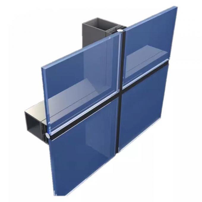 Aluminum Frame Double Glass Curtain Wall Building Facade Panels